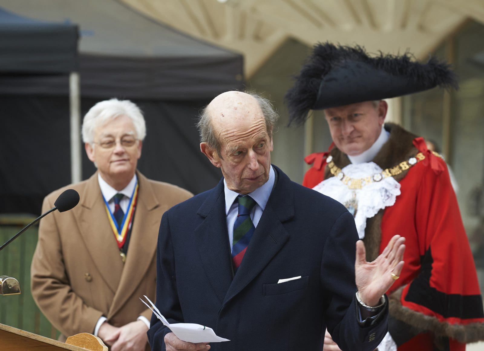 Garden unveiled at London's Guildhall to honour veterans with chronic ...
